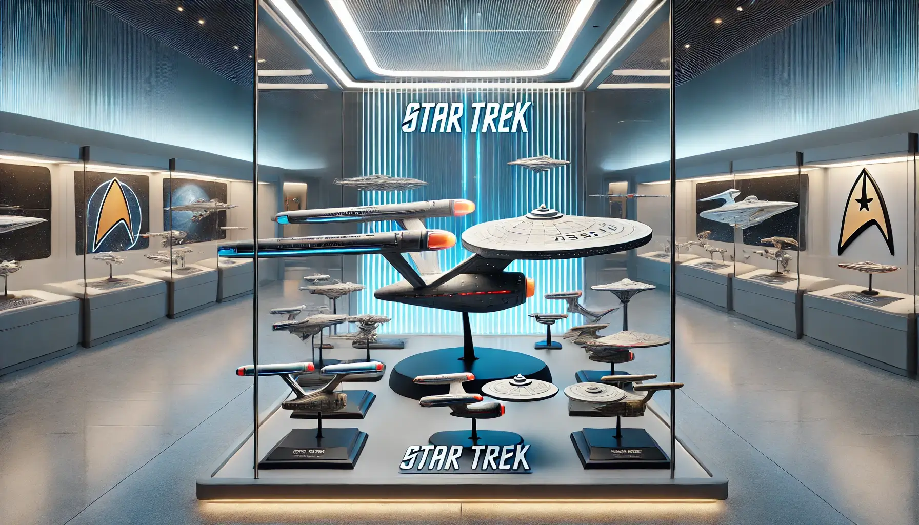 A História por Trás das Miniaturas Originais de Star Trek ao Redor do ...
