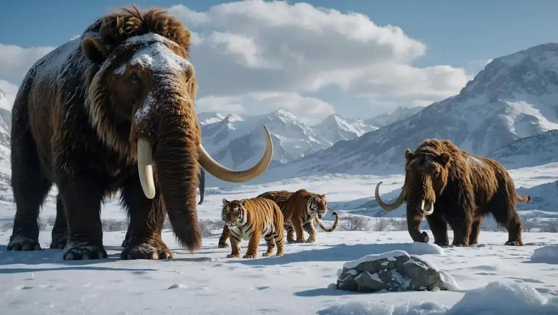 Animais da Era do Gelo: Conheça as Espécies que Habitavam o Planeta