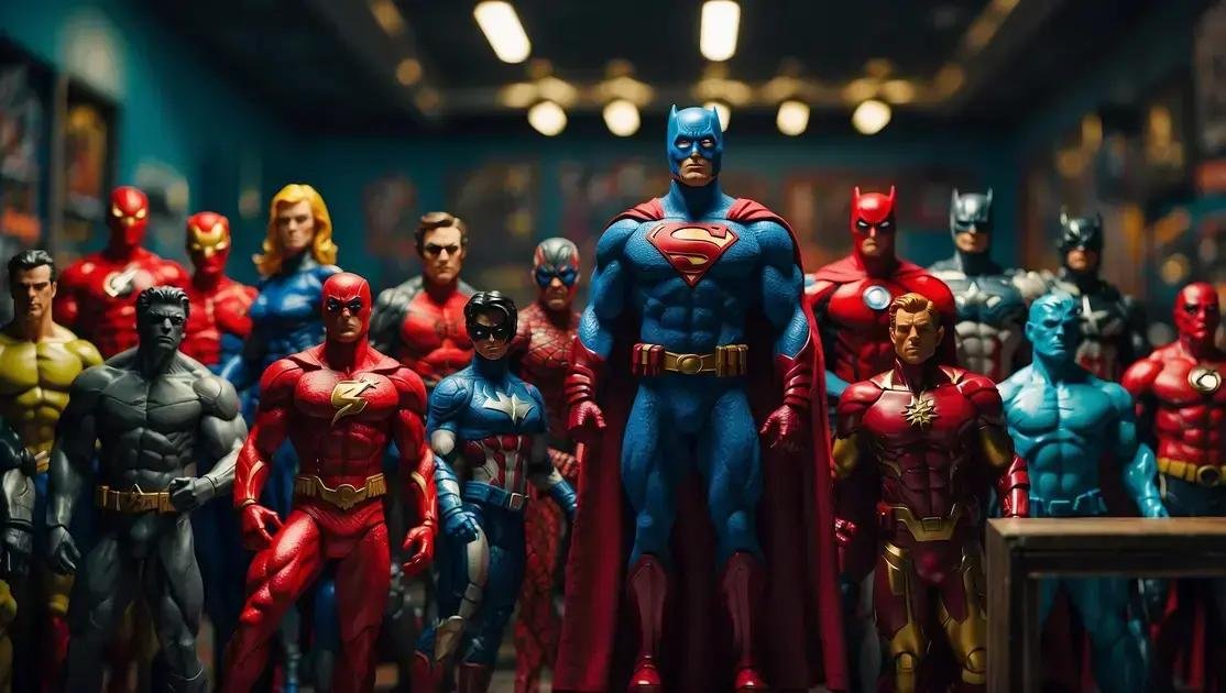 Miniaturas de super-heróis: melhores marcas e modelos colecionáveis